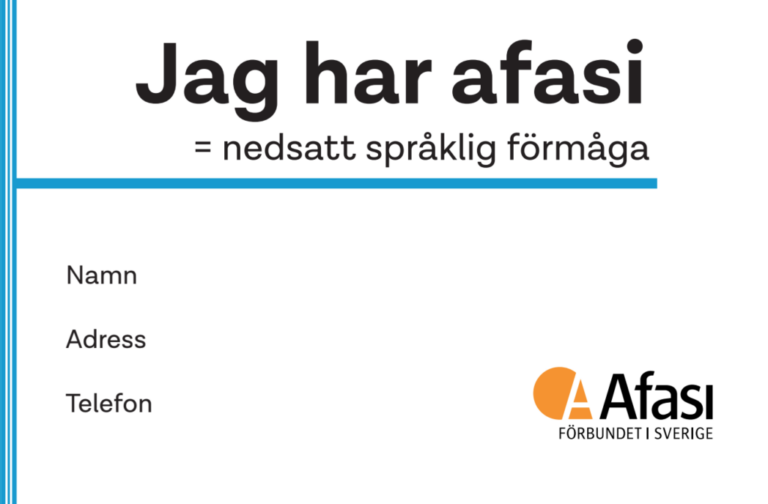 Beställ material – Afasiförbundet i Sverige